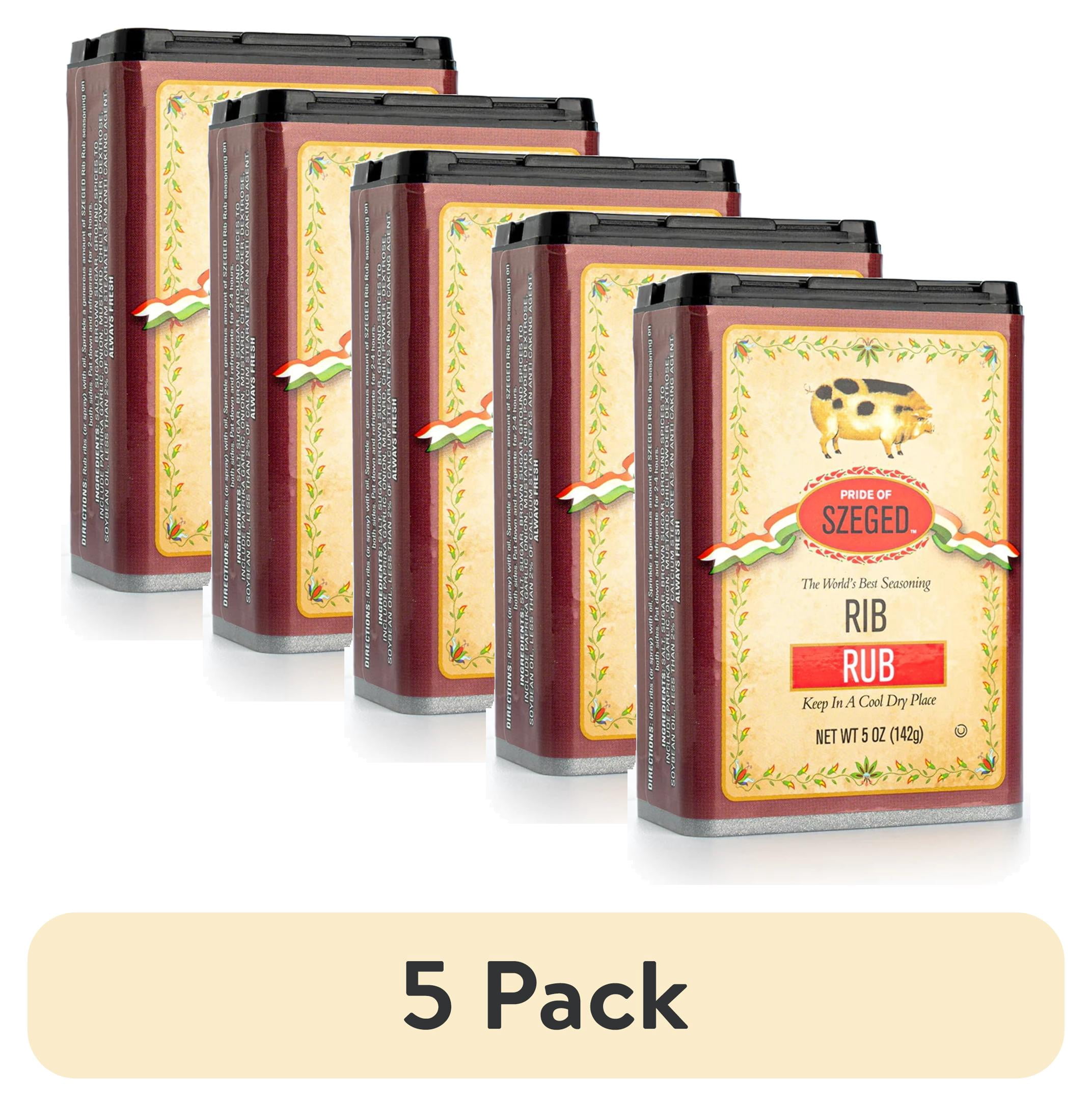 (5 pack) iSpice | Pride of Szeged Rib Rub | 5 oz | Mixed Spices ...