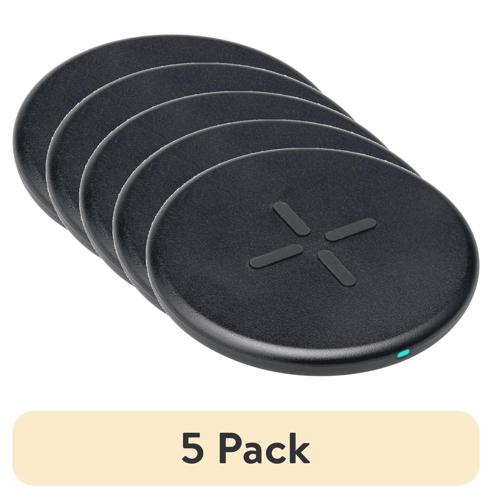 (5 pack) onn 10W Wireless Charging Pad with 5ft USB-C Cable and Wall ...