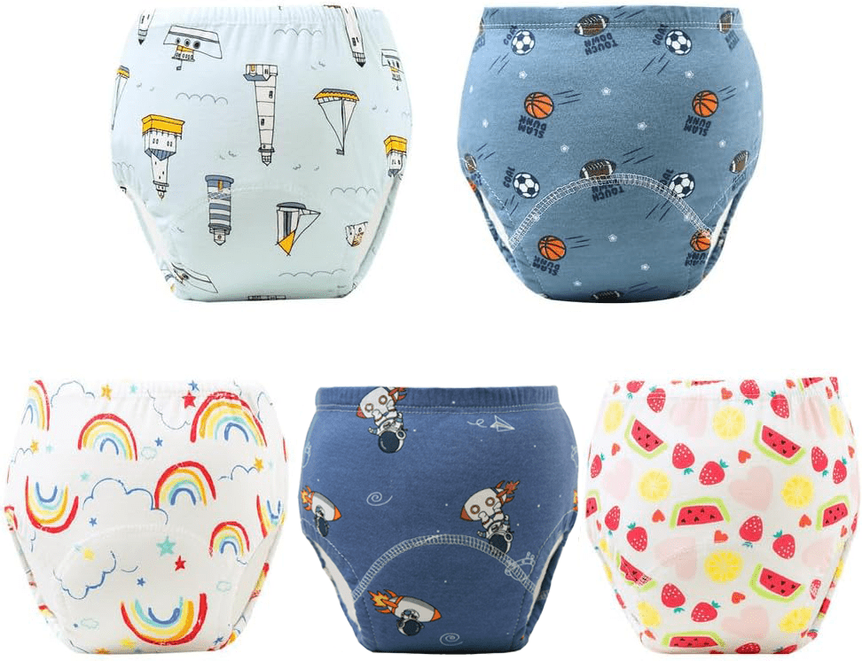 5-pack training pants, breathable and washable potty training pants ...