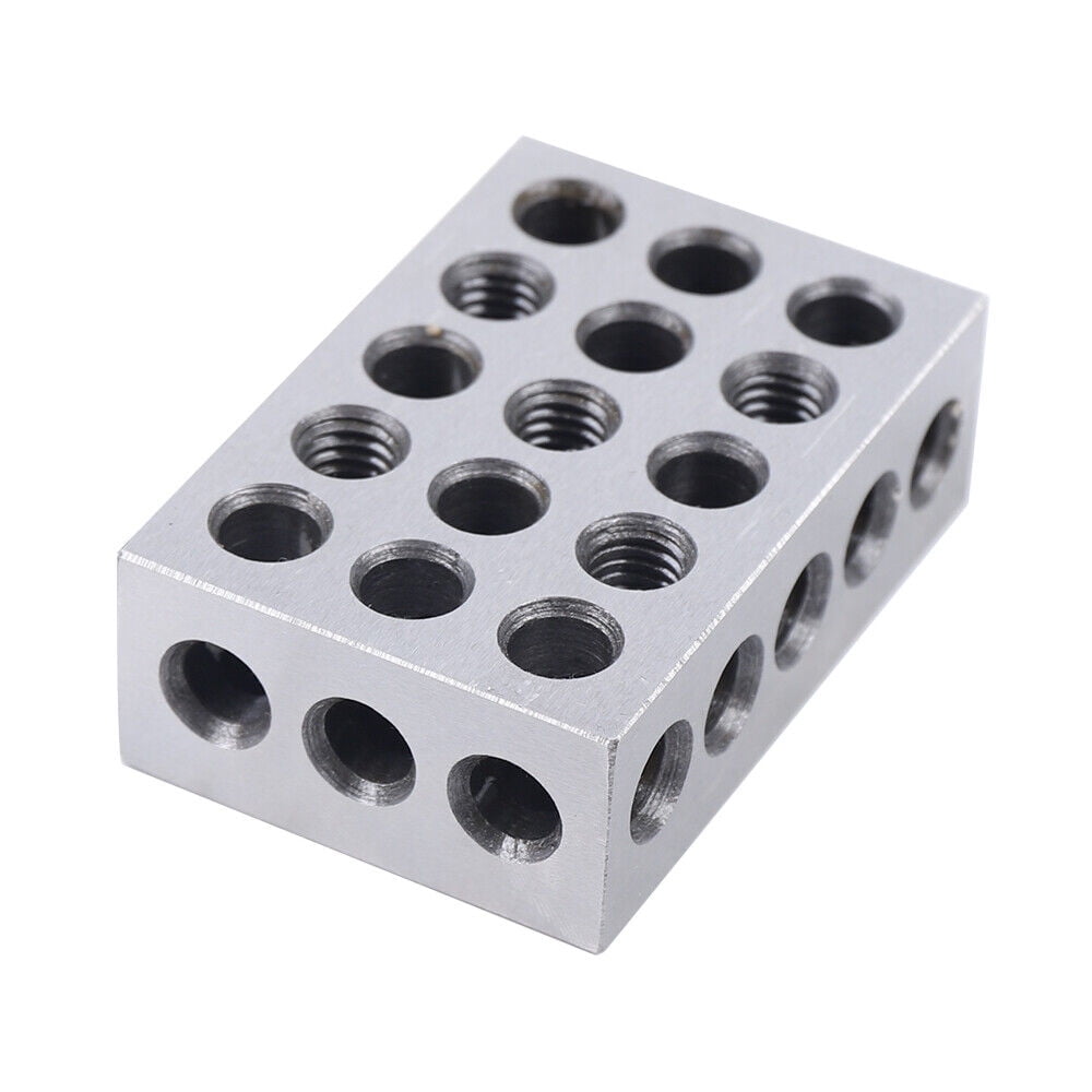 5 pairs 1-2-3" precision blocks 23 holes set up block pair 0.0001" Matched Mill 23 Holes Steel 5 ...