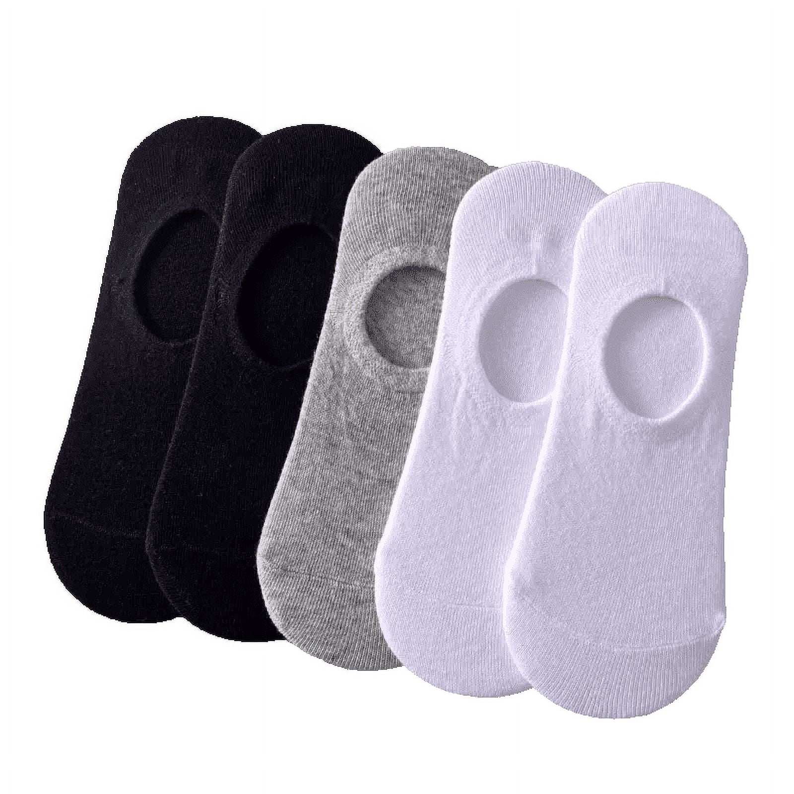 5 pairs No Show Socks for Womens Size 6-9, Ultra Low Cut Liner Silk ...