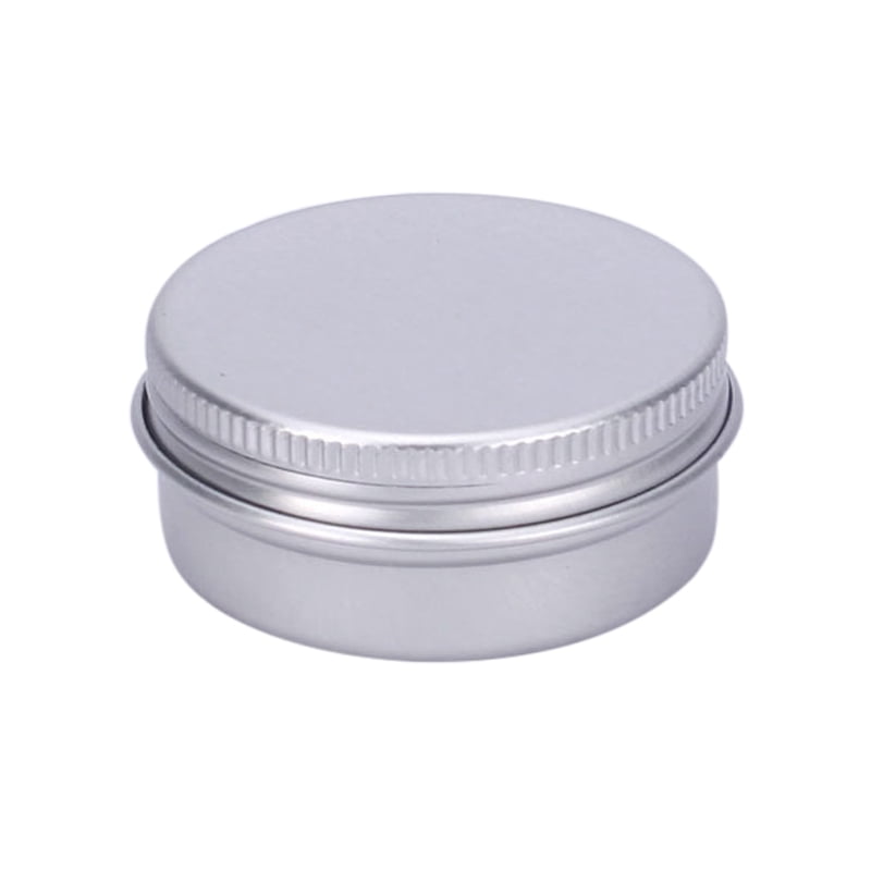 5 pc 20ml Round Aluminium Tin Cans Aluminium Jar Storage Containers for ...