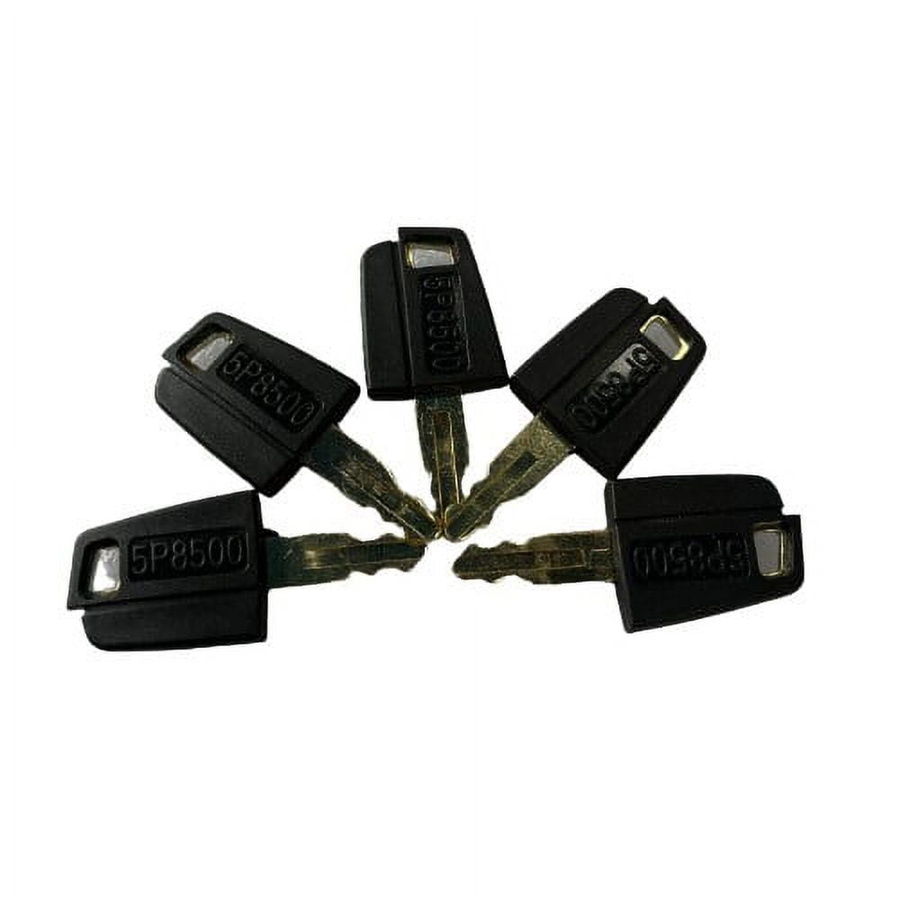 5 pc 5P8500 5P-8500 KEYS Heavy Equipment Ignition Loader fits ...
