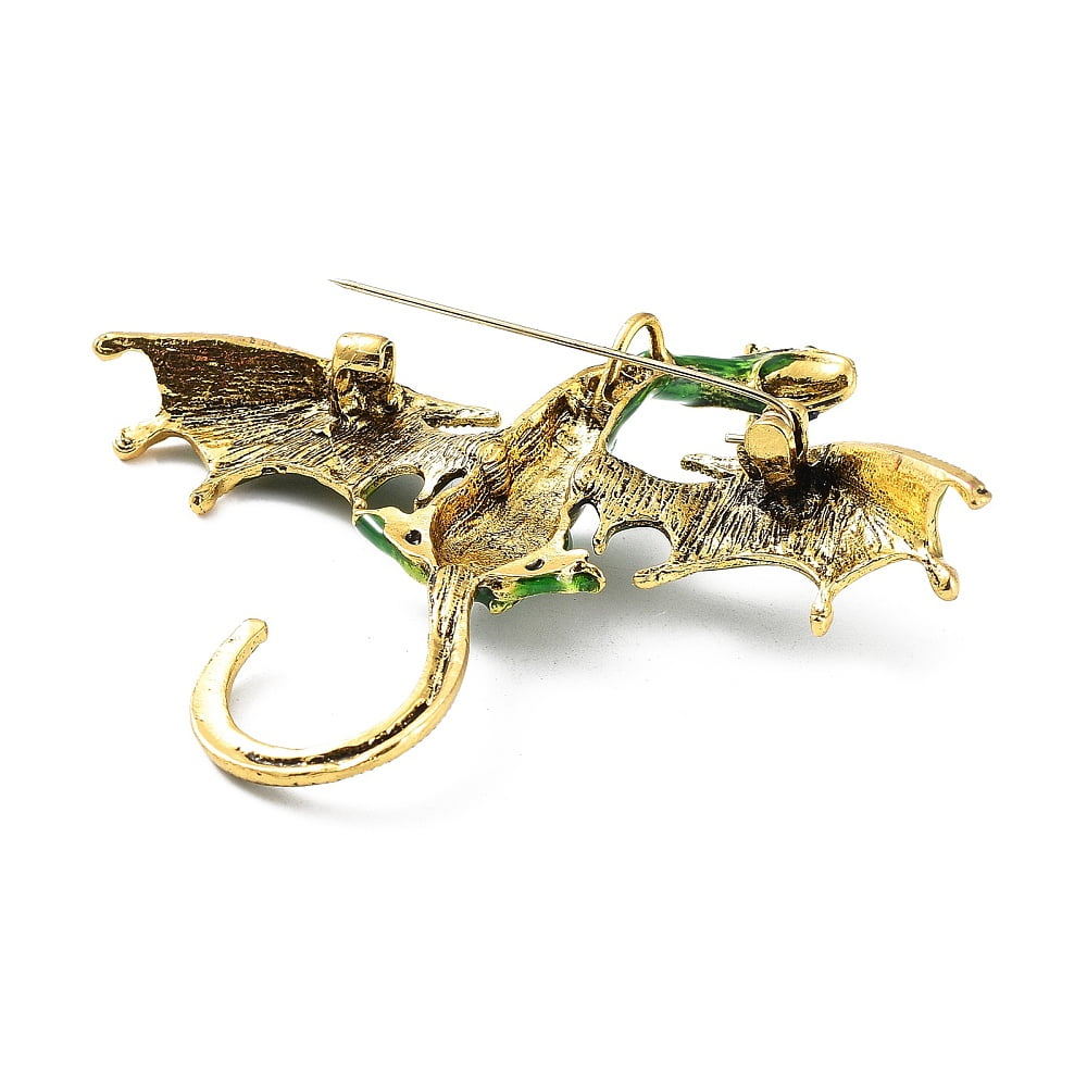 5 pc Dragon Alloy Rhinestone Brooches Enamel Pins Alloy Badge for ...