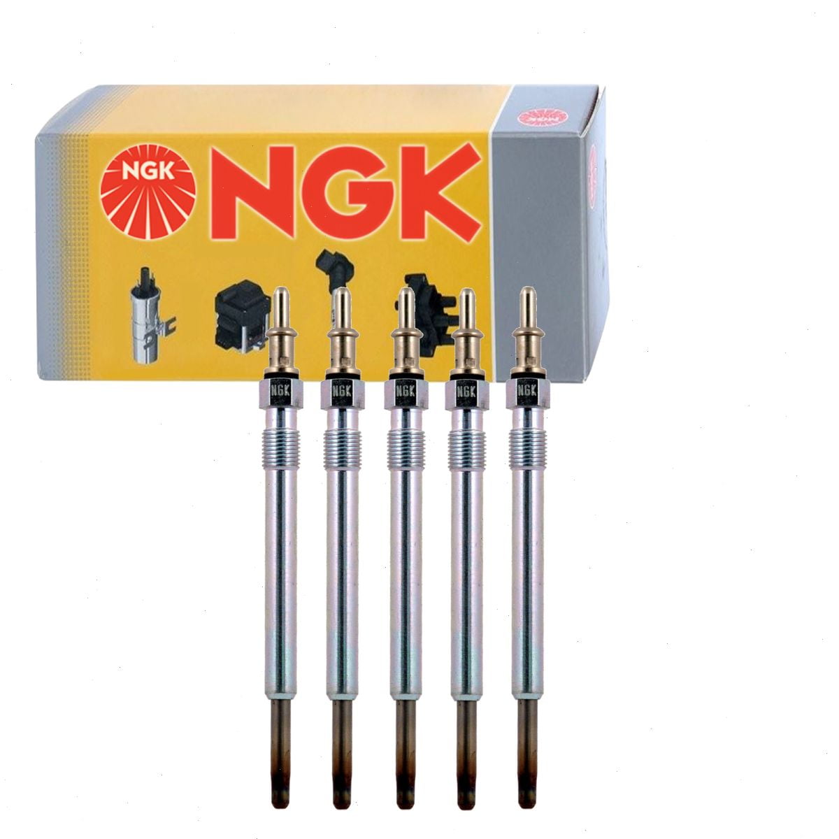 5 pc NGK Glow Diesel Glow Plugs compatible with Freightliner Sprinter ...