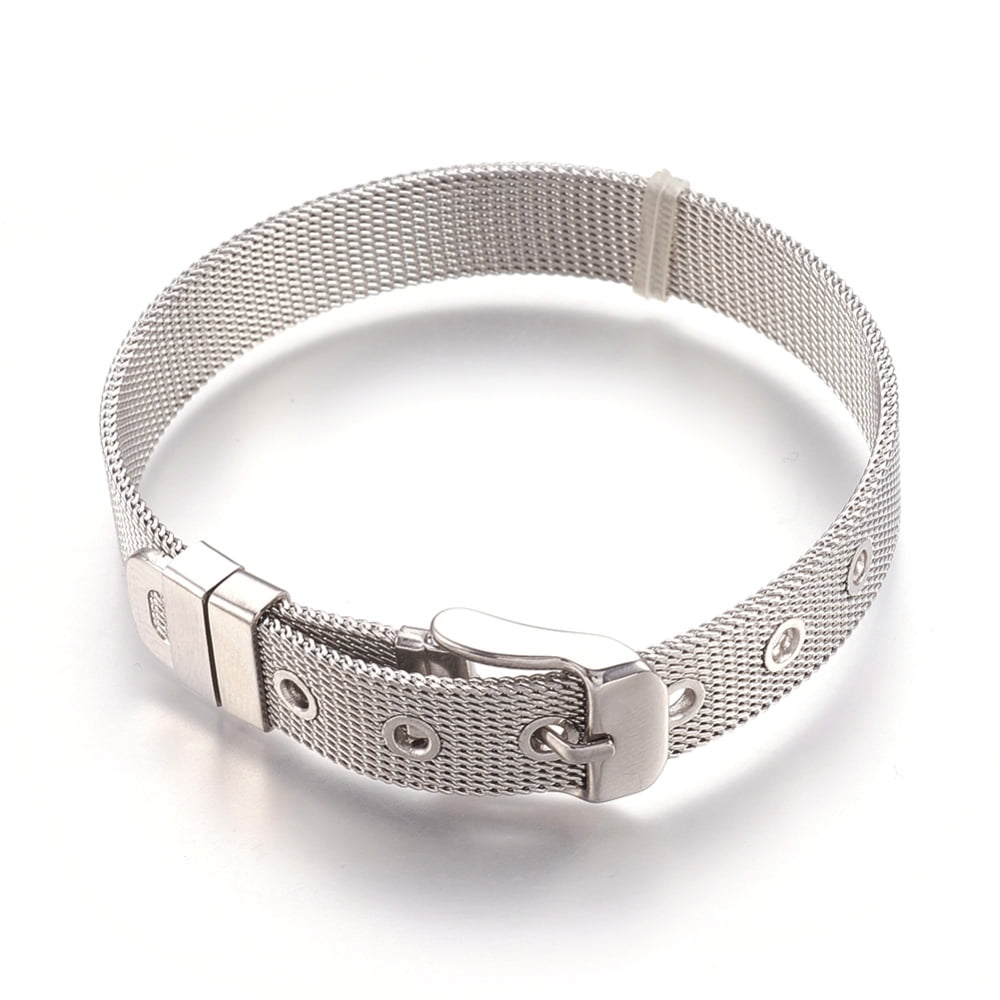 5 pc Resistant 304 Stainless Steel Watch Bands Watch Belt Fit Slide ...