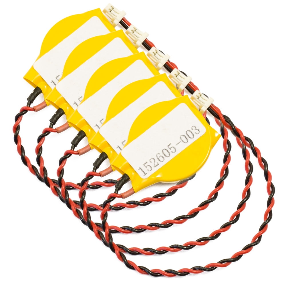 5-pck CMOS Battery for HP NC6000 NX6110 NC6220 NC6120 ARMADA E500 ...