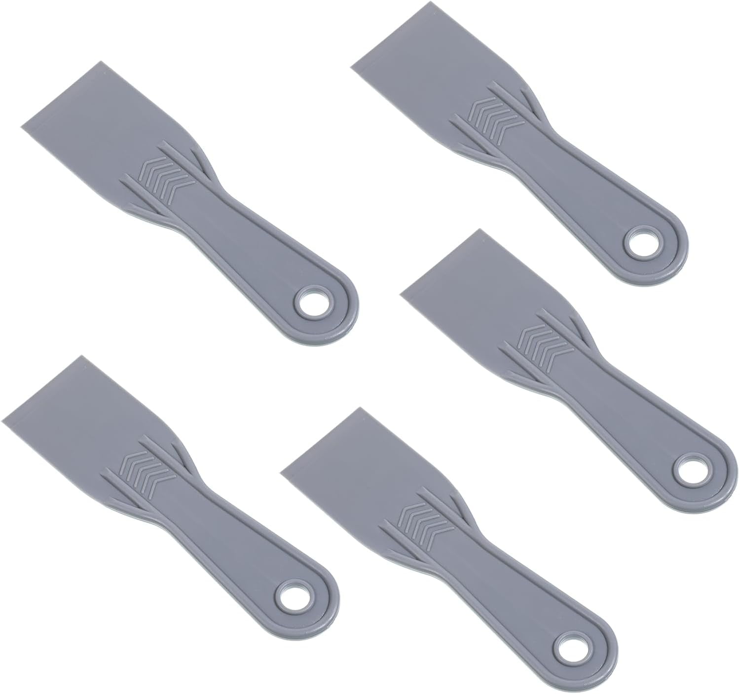 5 pcs 2 Inch Flexible Plastic Paint Scraper Plastics Putty Knife for Spackling Patching Plastic ...