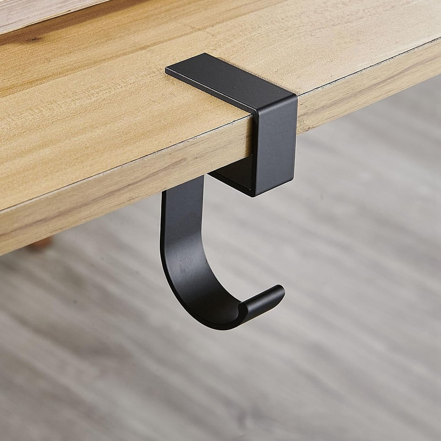 5 pcs Adjustable Desk Edge Hook Without Punching Office Desktop Edge ...