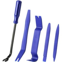 5 Piece Auto Trim and Molding Removal Tool Set, Fastener Clip Removers ...
