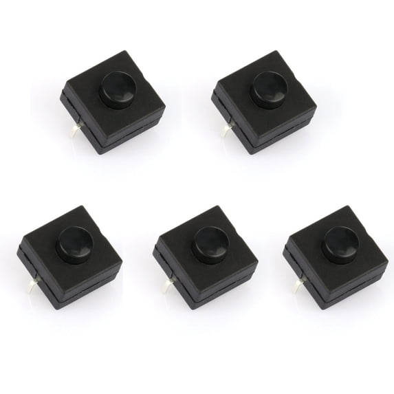 5 pcs Lock Push Button Flashlight Table Lamp Button Environmental for ...