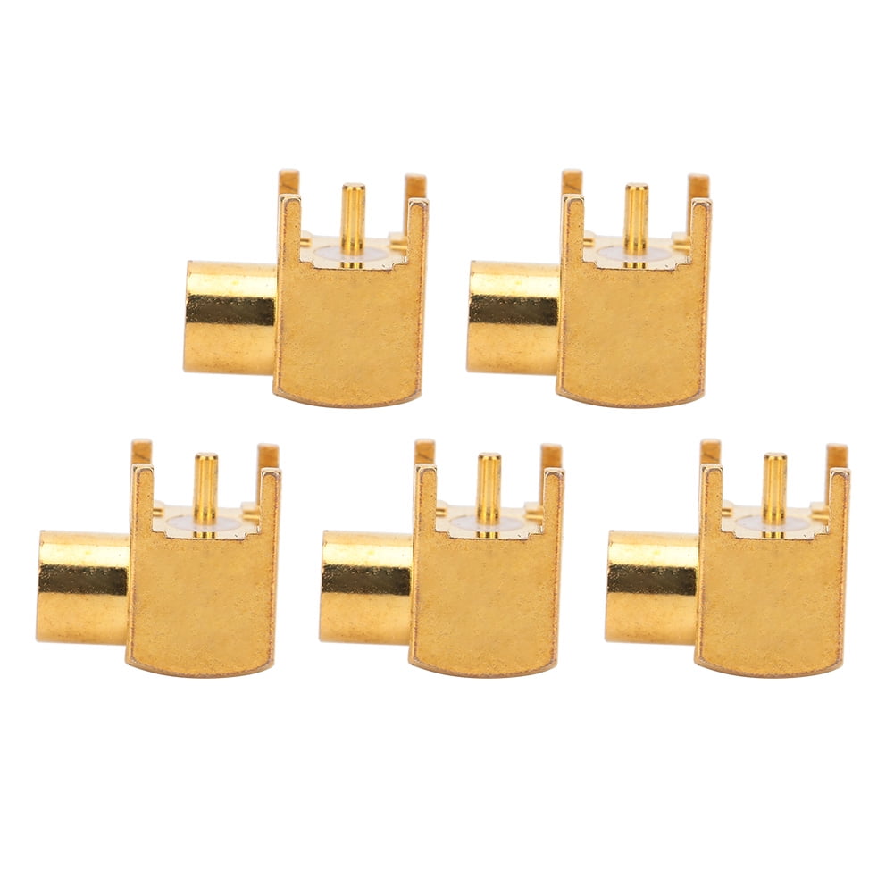 5 pcs MCX-KWE RF Coaxial Connector Female Connectors PCB Mount 50 Ohm - Walmart.com