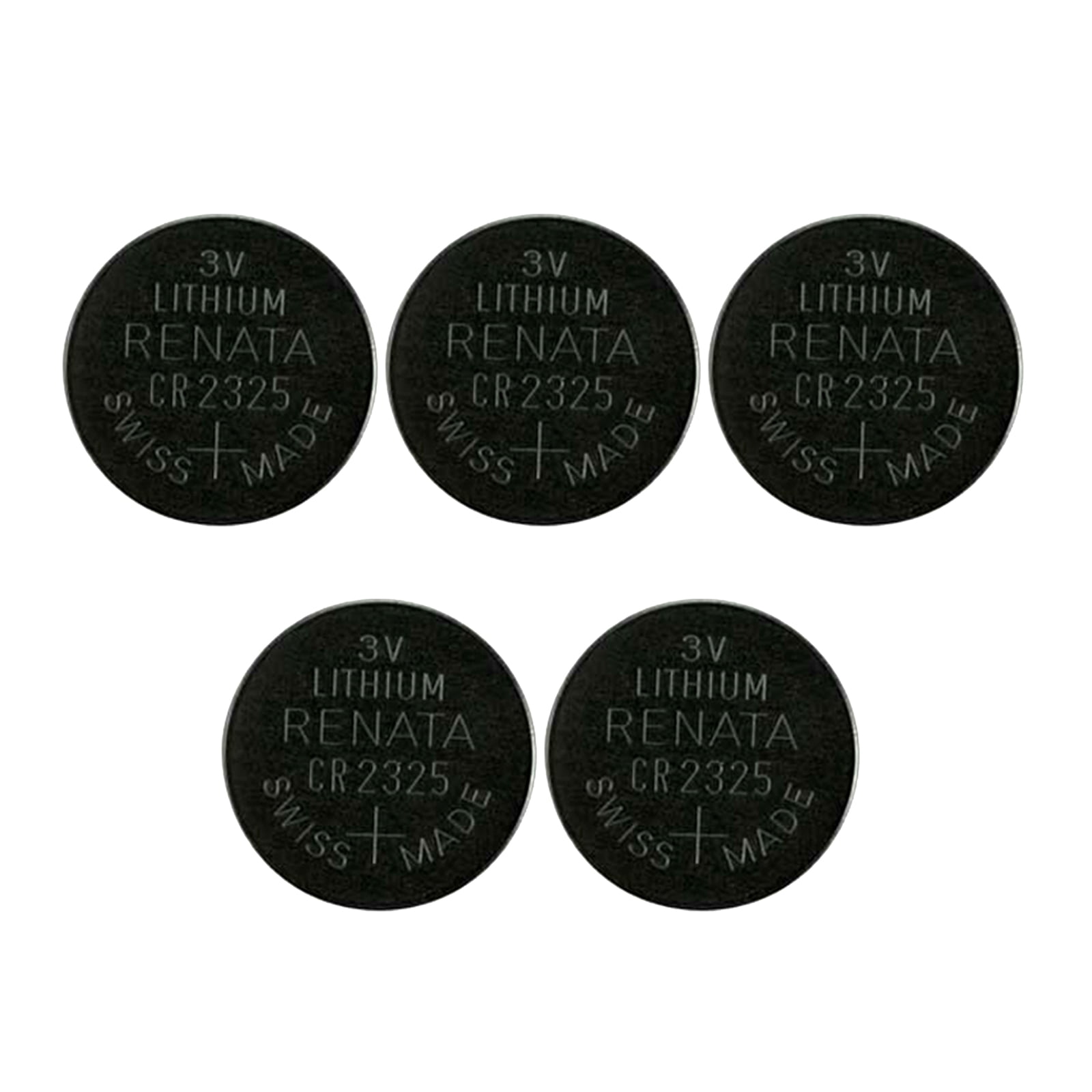 5 pcs Renata CR2325 Lithium 3V Coin Cell Battery DL2325 ECR2325 ...