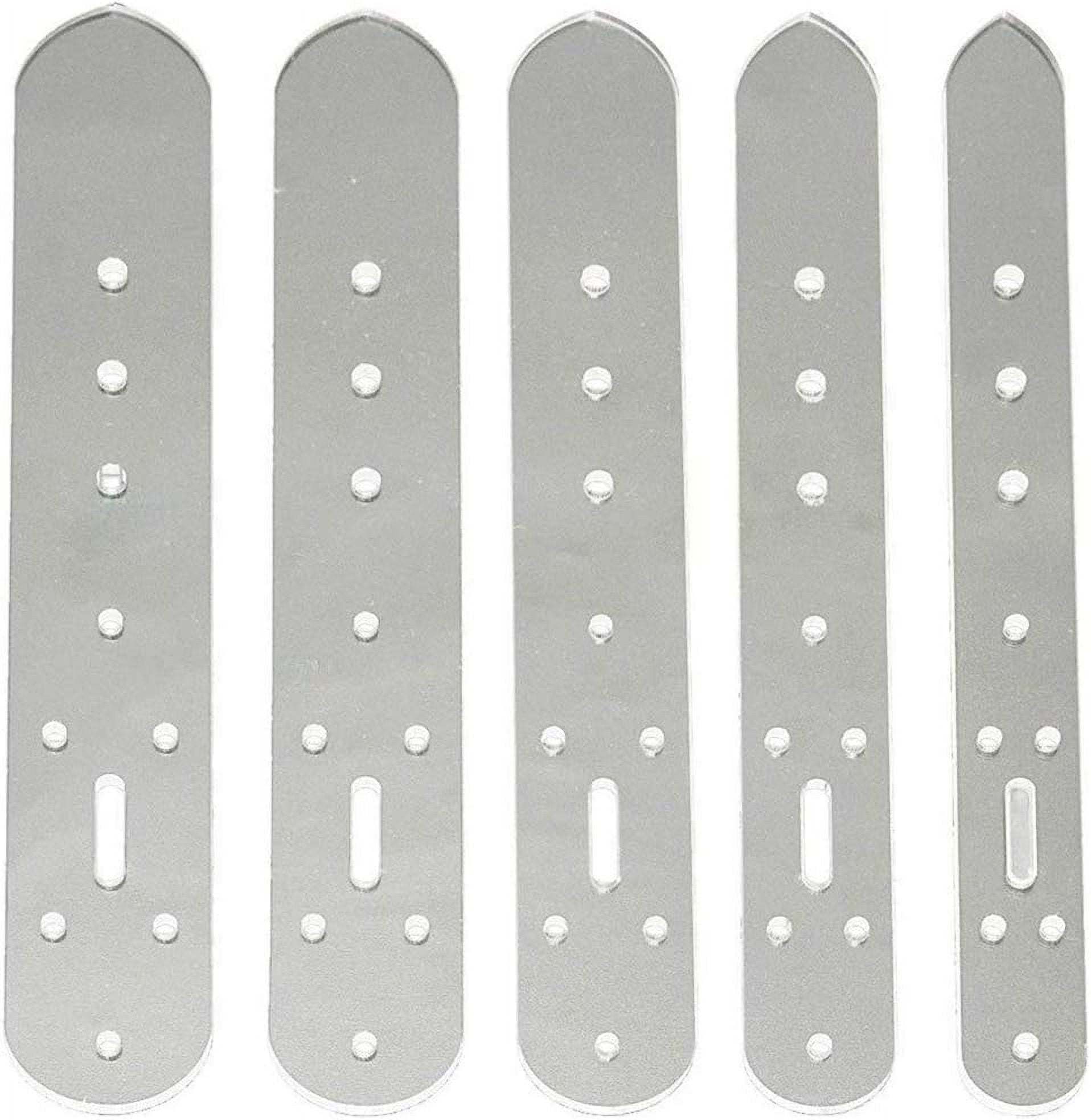 5 pcs Set Acrylic Leather Craft Belt Billet Buckle Head End Templates ...