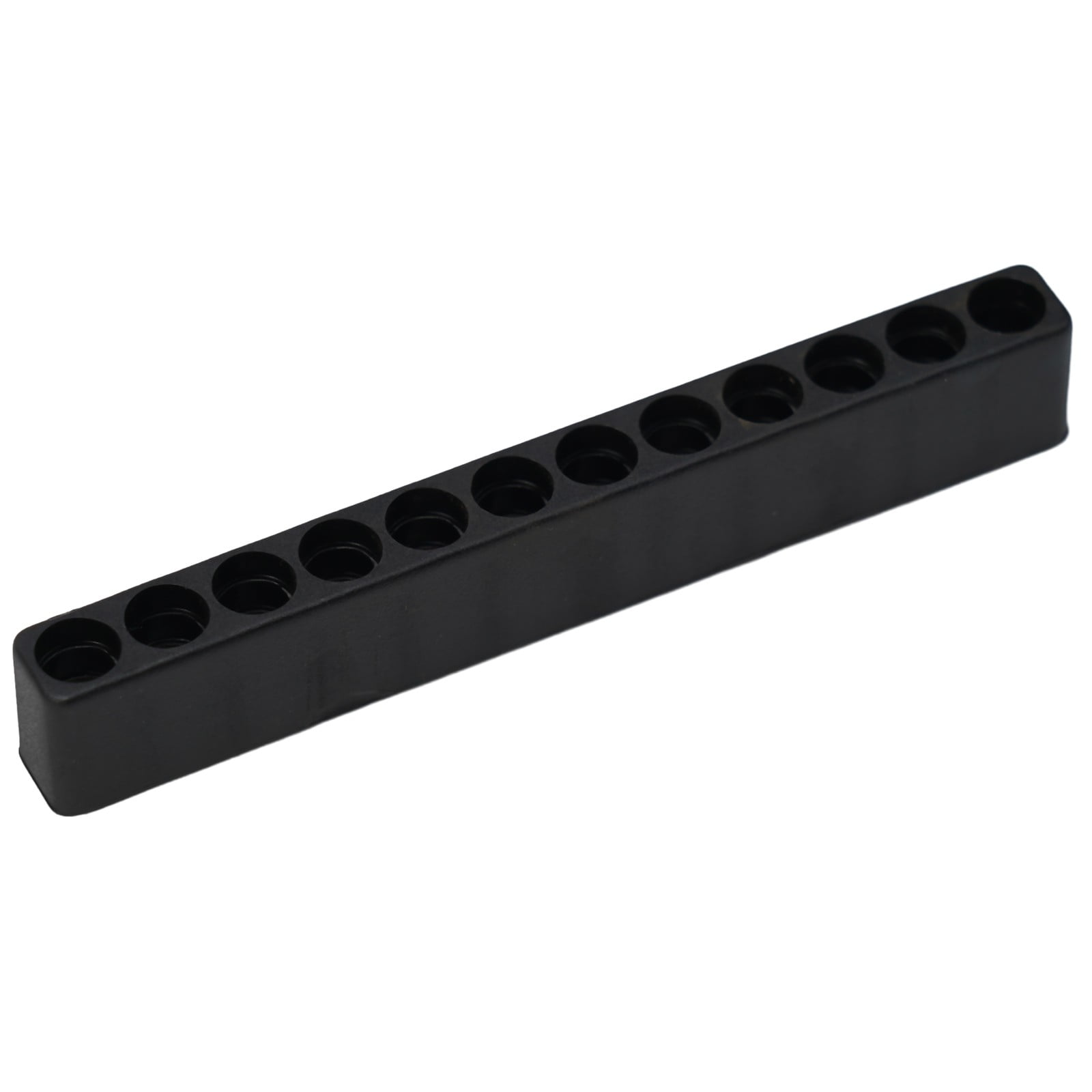 5-piece Bit Holder 12-hole Black Plastic Screwdriver Bit Storage Box ...