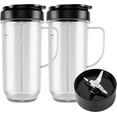 KiJiang, 5-piece Blender Cups Compatible with Magic Bullet MB1001, 22oz ...