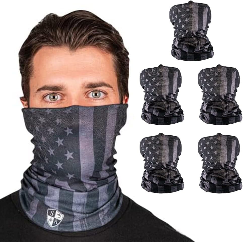 5-piece UV Face Mask | Adult UV 30+Multi purpose Neck Mask - Walmart.com