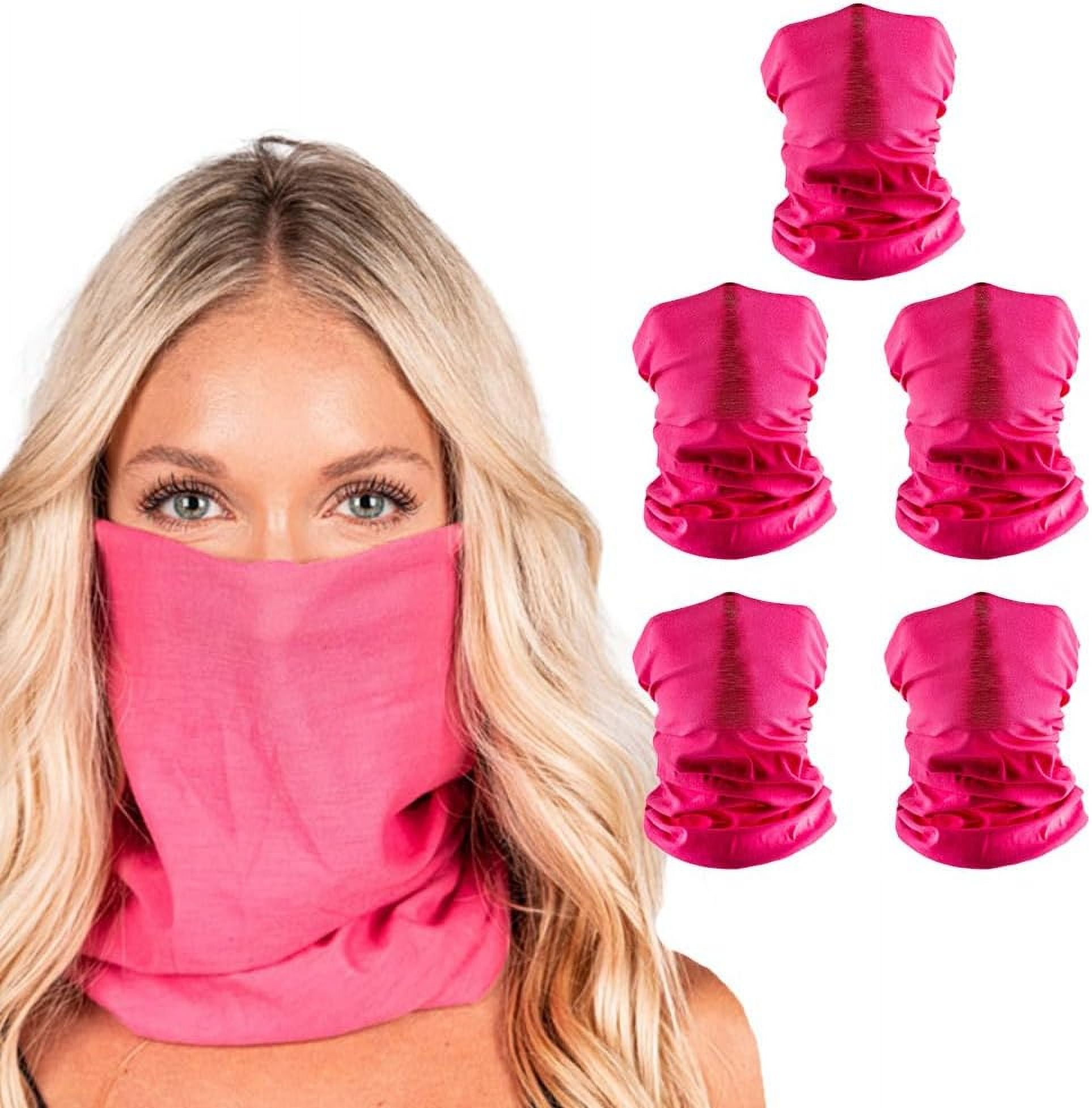 5-piece UV Face Mask | Adult UV 30+Multi purpose Neck Mask - Walmart.com