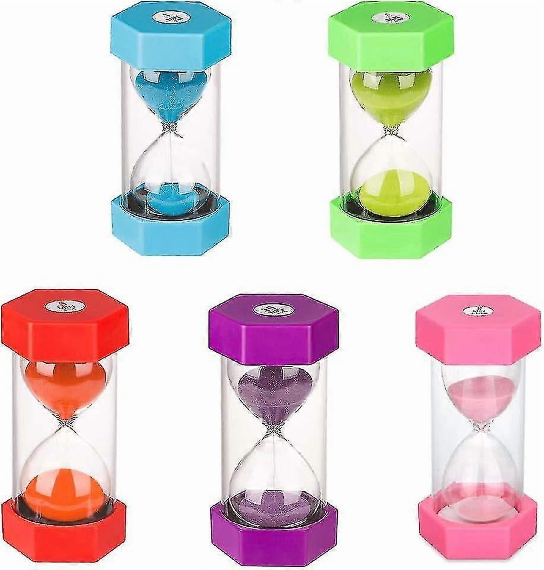 5-piece children's hourglass set, hourglass function, hourglass color ...