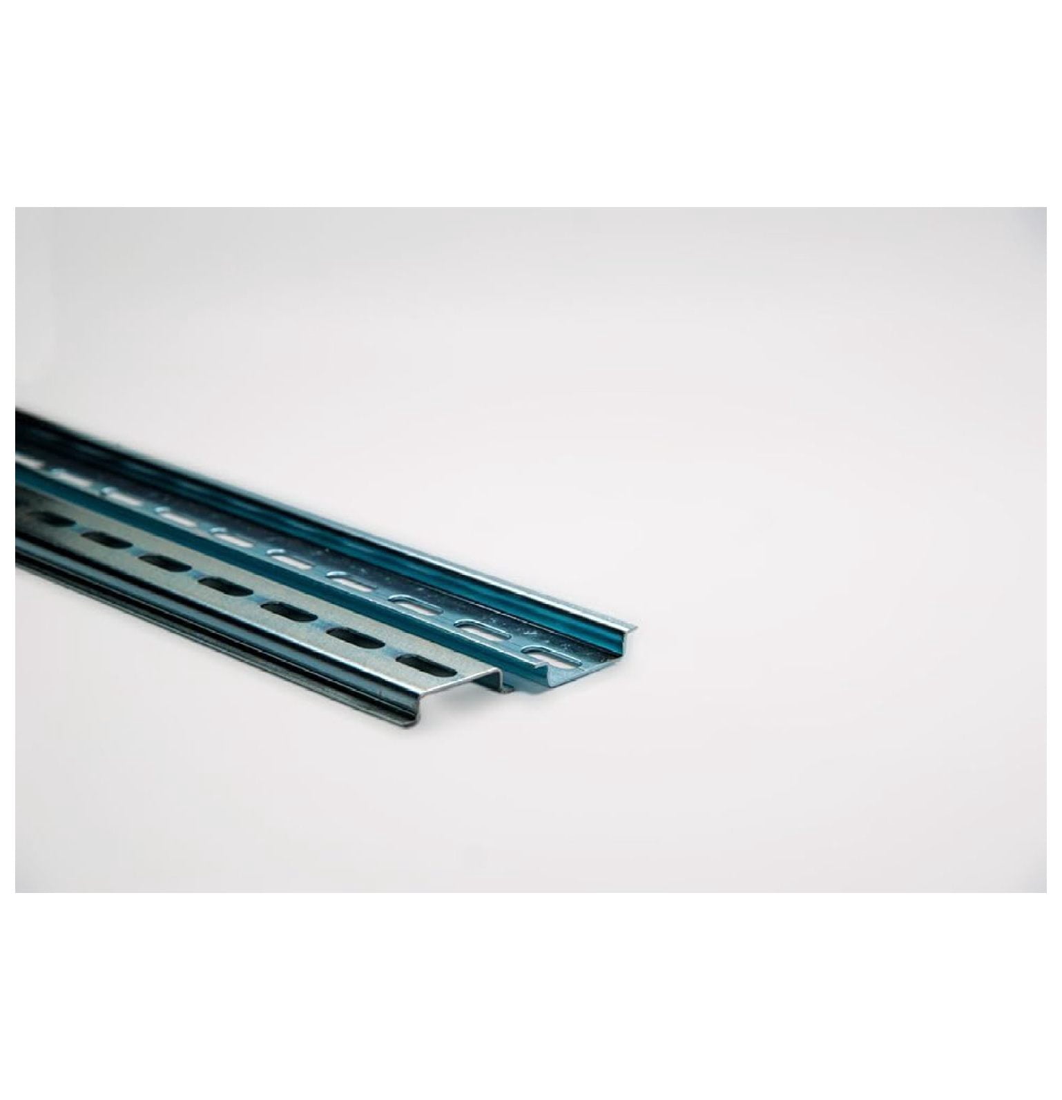 5 pieces of RoHS slotted steel DIN Mounting Rail - 35x 7.5mm x 1 meter ...