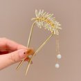 5 pieces of lazy U-shaped hairpins with a high-end and elegant style ...