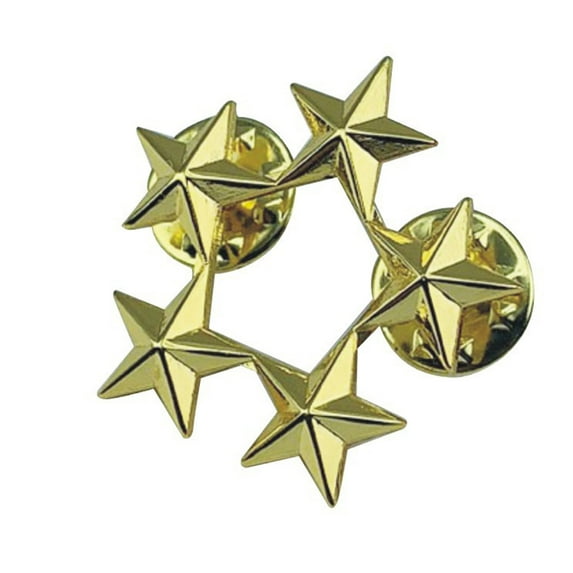 5-pointed Star Badge Metal Badge Lapel Pin for 4th of July Memorial Day ...