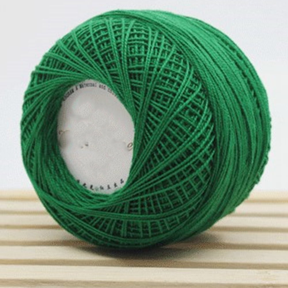 5 roll 45g Cotton Size 8 Crochet Threads Embroidery Floss Yarn for Lace ...