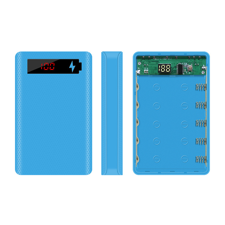 5-section 18650 welding-free charging set Mobile Power Kit battery box ...