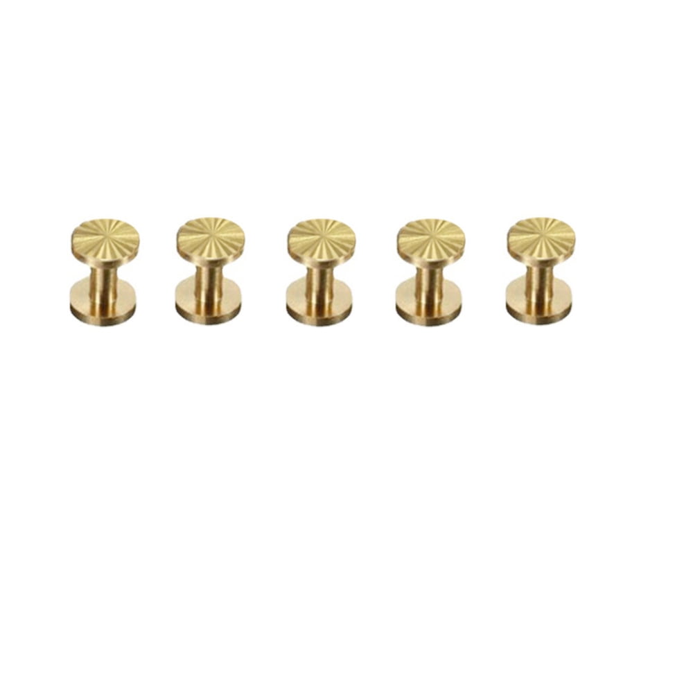 5 set Leather Rivets,Double Cap Chicago Brass Rivets,for DIY Leather ...