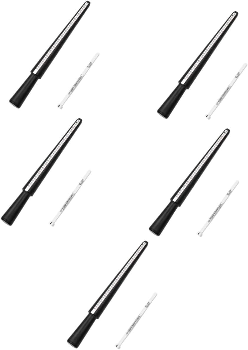 5 sets Size Plastic Kit Tool Us Finger Gauge Measure Ring Supplies ...