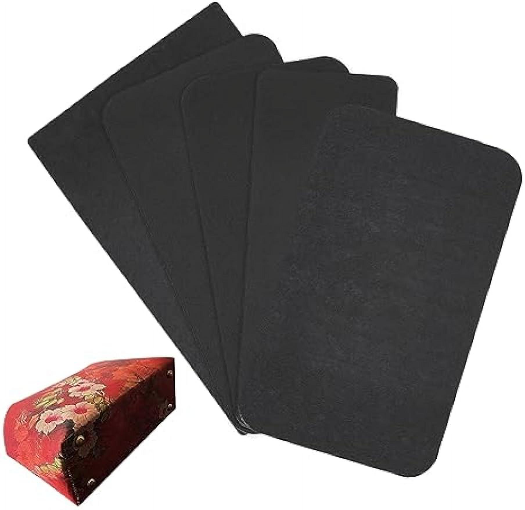 5 sheets 5 style Plastic Black rectangular handbag base shaper wallet ...