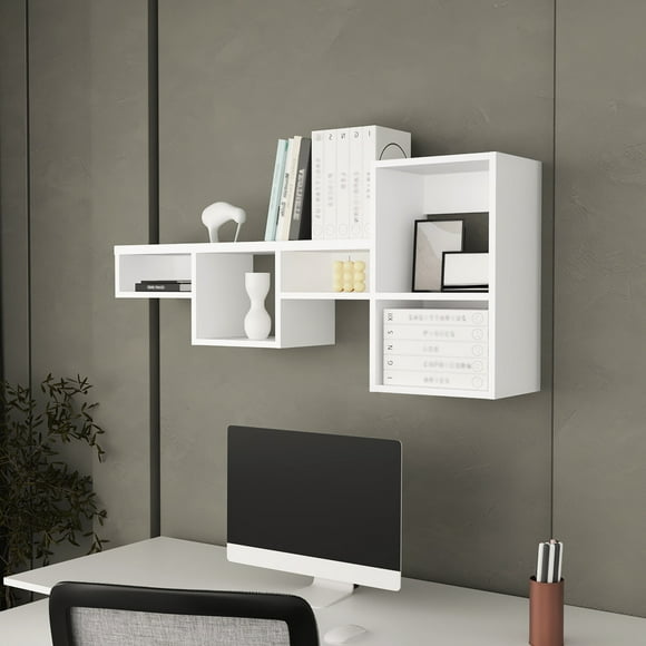White Shelving Units