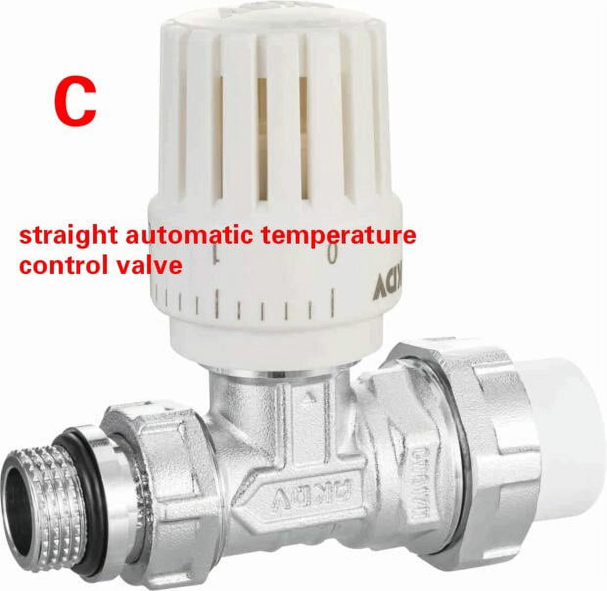 5 sizes straight manual temperature control valve Automatic temperature ...