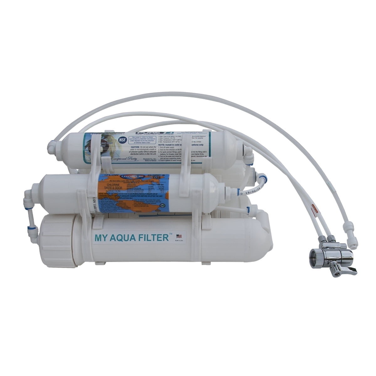My Aqua Filter 5-Stage Reverse Osmosis Countertop Water Purifier ...