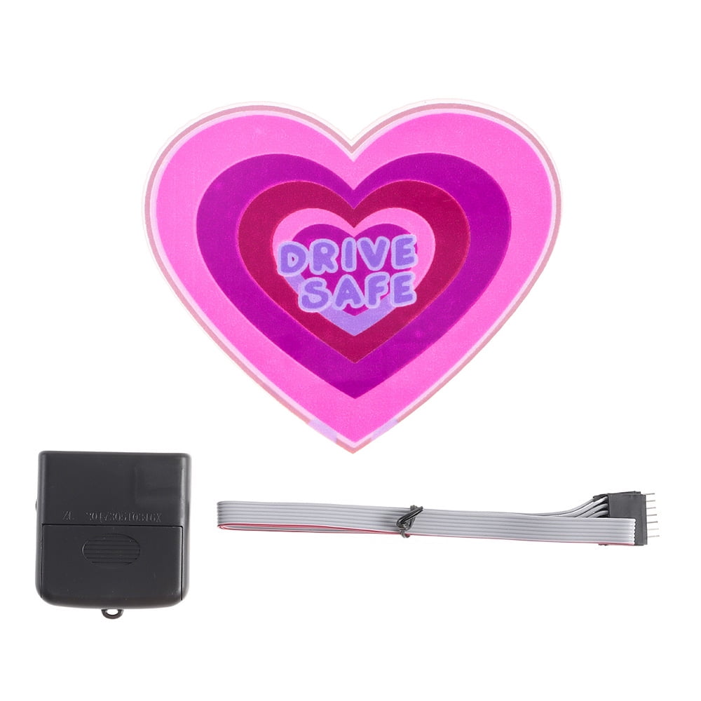 5 stars wanted led light-emitting window sticker decorative windshield ...