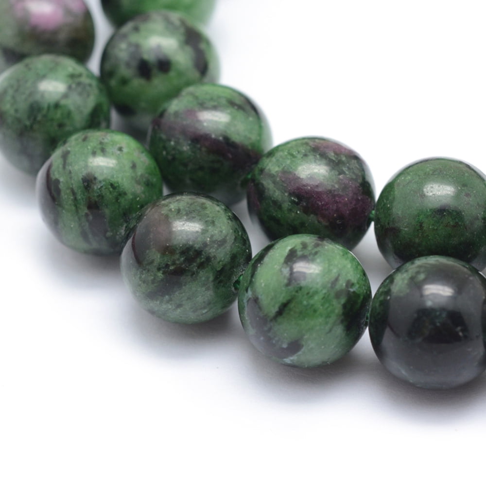 5 strand Natural Ruby in Zoisite Round Beads Strands 10mm Hole: 1mm 36 ...