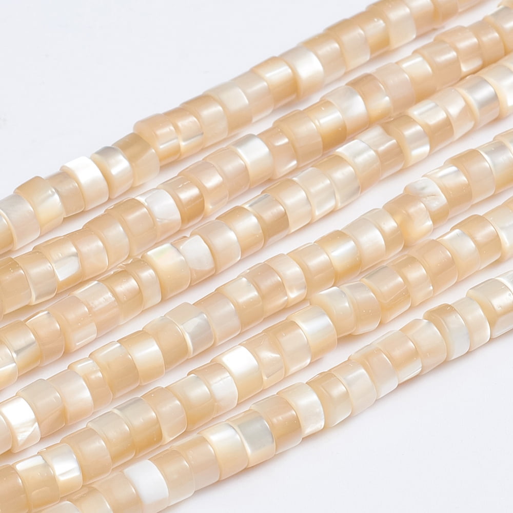 5 strand Natural Trochid Shell/Trochus Shell Beads Strands Column ...