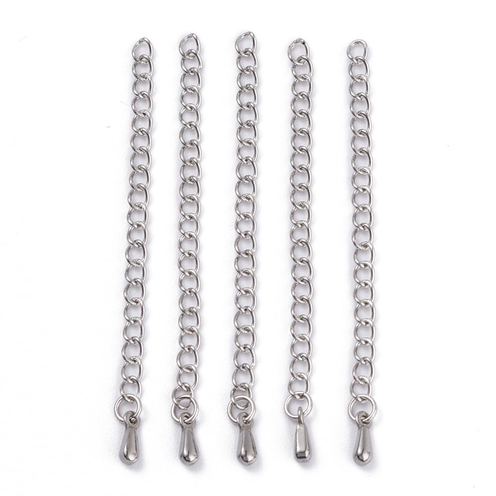 5 strand Tarnish Resistant 304 Stainless Steel Chain Extender with Curb ...