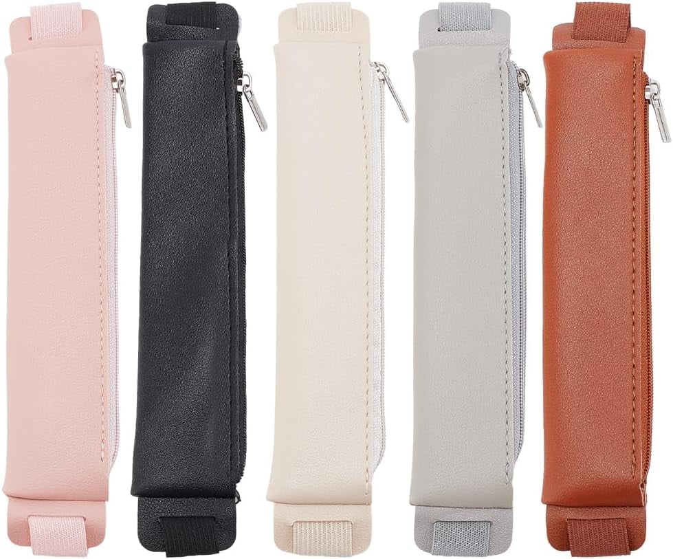 5 styles each 1pc Pen Holder Single Notebook Strap Pencil Case Elastic ...