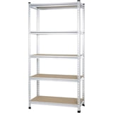 5 tier Medium Duty Storage Shelving Double Post Press Board Shelf ...