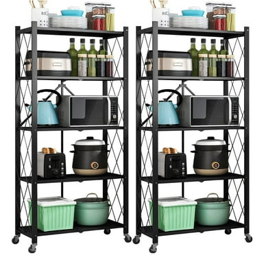 Plano 5-Shelf Extra Heavy Duty Plastic Storage Shelf Unit, 72.5” x 36 ...