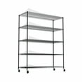 5-tier heavy-duty adjustable shelving and racking, 300 lbs. per wire ... 5-tier heavy-duty adjustable shelving and racking, 300 lbs. per wire ...