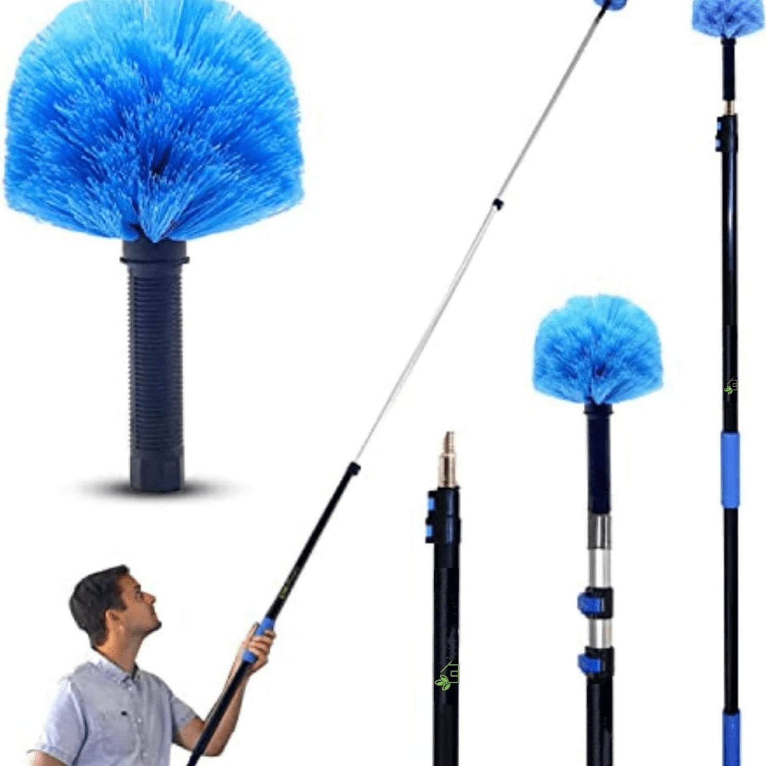 5-to-12ft Telescoping Durable Duster with Extension Pole – Lightweight ...