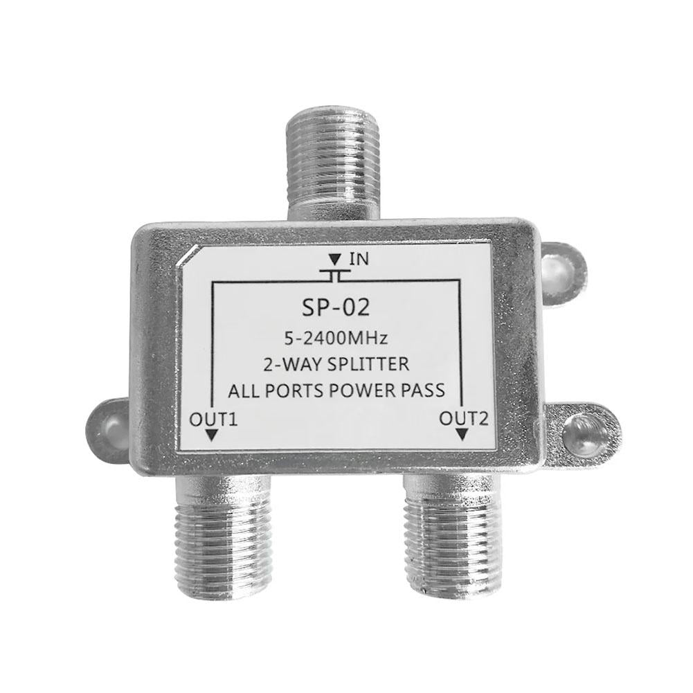 5 to 2400MHz TV Antenna Satellite Splitter Cable TV * Receiver Distrib ...