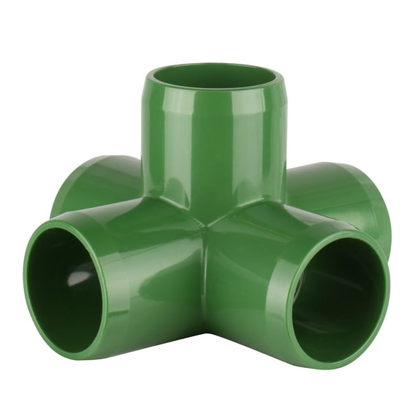 5 way X -1" - Green - Furniture Grade PVC Fitting - Walmart Business ...
