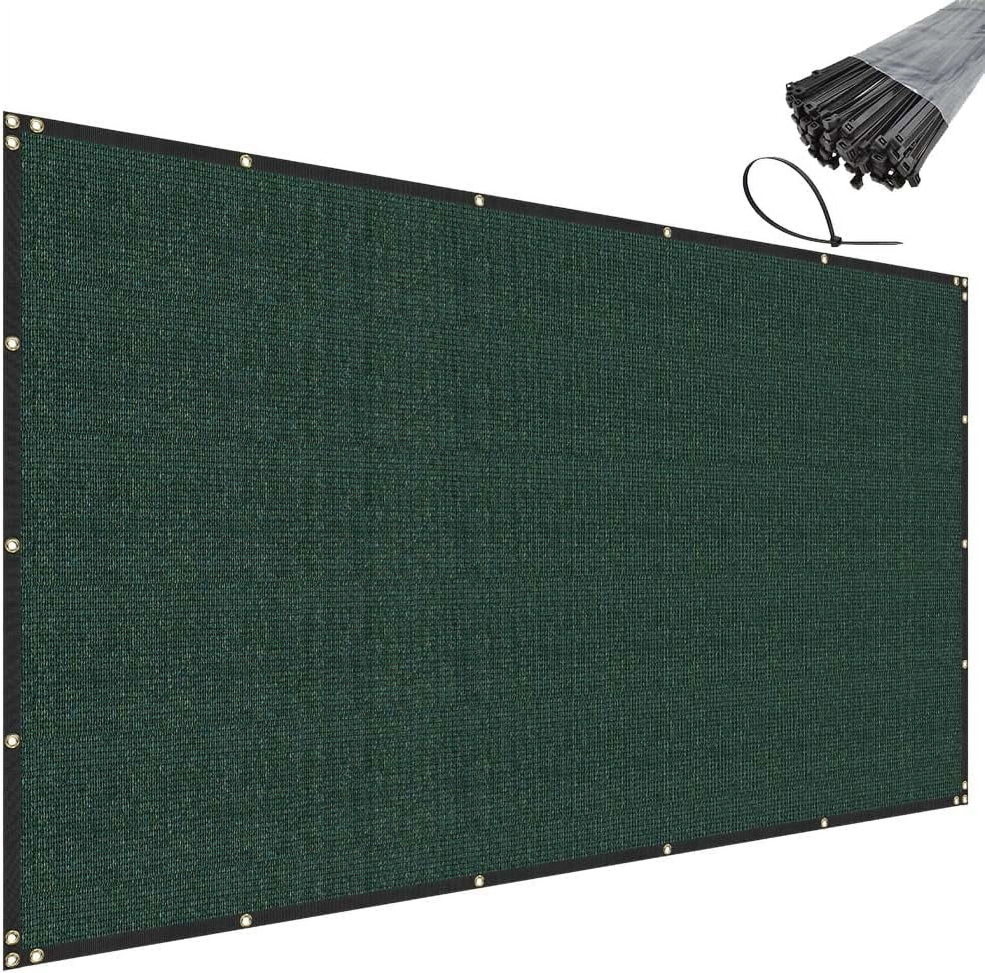 5' x 10' Green Privacy Fence Screen Heavy Duty Windscreen Net Shade ...