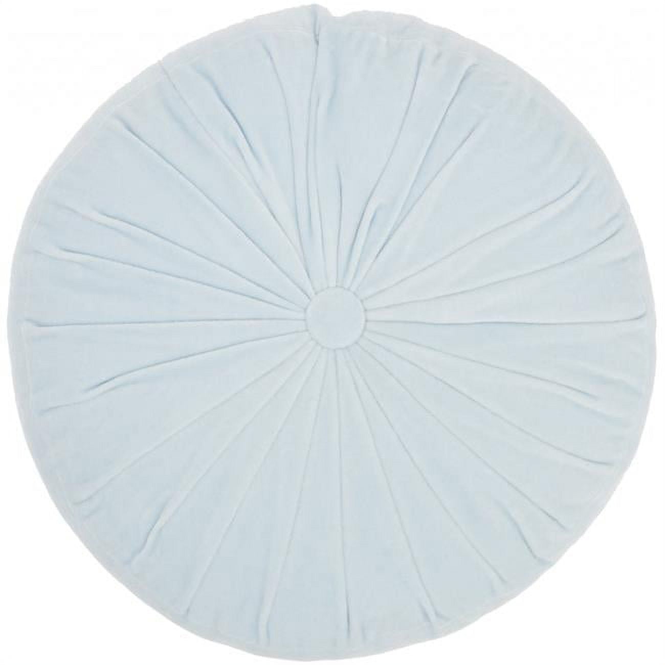 5 x 16 x 16 in. Tufted Round Throw Pillow, Periwinkle - Walmart.com