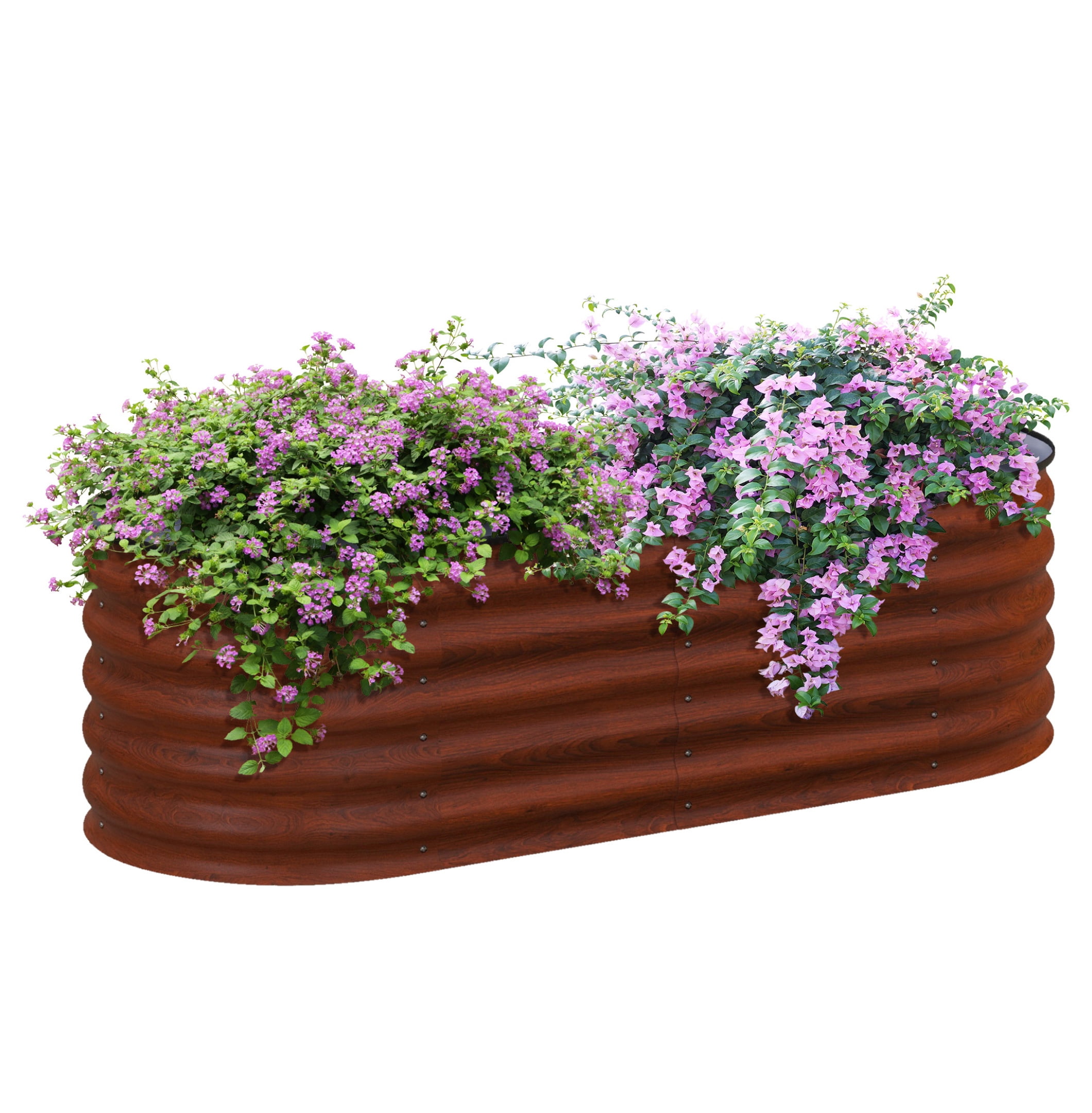 5' x 2' x 1.4' Galvanized Raised Garden Bed Kit, Outdoor Metal Elevated ...