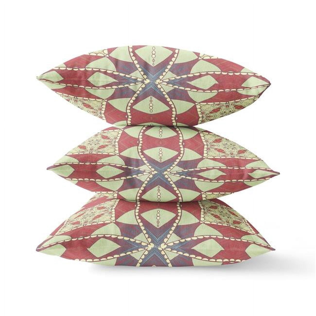 5 x 20 x 20 in. Muted Yellow Blown Seam Geometric Indoor & Outdoor ...