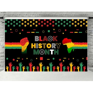 7x5FT Black History Month Backdrop African American Holiday Party ...